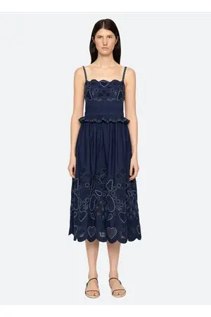 Sea Sea Jeanetta Eyelet Dress - Black