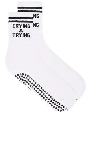 SOULS. Crying & Trying Grip Socks