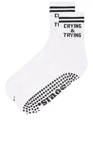 SOULS. Crying & Trying Grip Socks