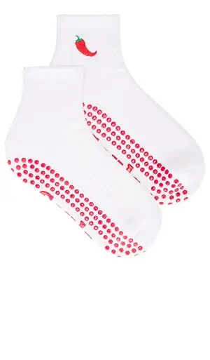 SOULS. Spicy Grip Socks - White