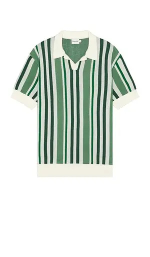 BOUND Knit Polo In Green