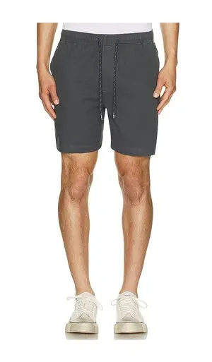 Faherty Brand Essential Drawstring Short - Graphite Tide