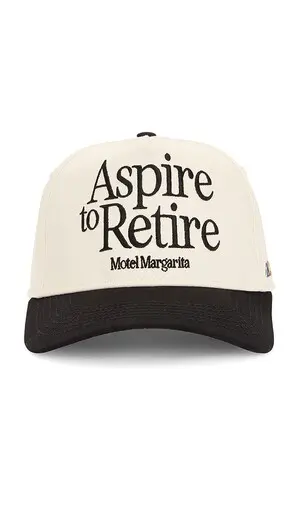 MOTEL MARGARITA Regatta Snapback Hat In Cream