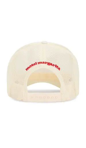 MOTEL MARGARITA Aspire Script Trucker Hat