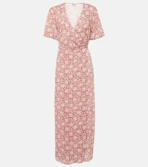 Rixo Katrina Floral Midi Dress