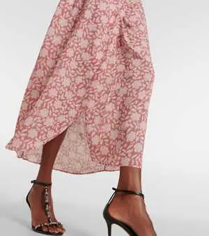 Rixo Katrina Floral Midi Dress