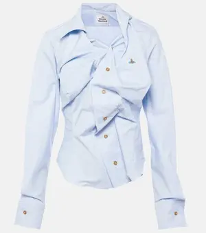 VIVIENNE WESTWOOD Drunken Ruffled Cotton Shirt