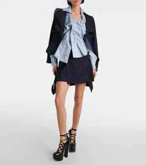 VIVIENNE WESTWOOD Drunken Ruffled Cotton Shirt