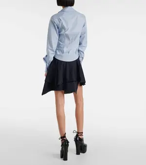 VIVIENNE WESTWOOD Drunken Ruffled Cotton Shirt