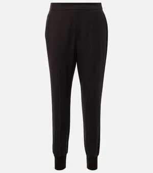 Stella McCartney Wool Flannel Sweatpants - Brown