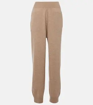 Stella McCartney High-rise Cashmere And Wool Sweatpants