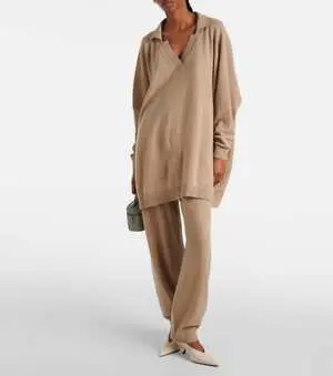 Stella McCartney High-rise Cashmere And Wool Sweatpants