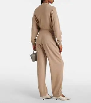 Stella McCartney High-rise Cashmere And Wool Sweatpants