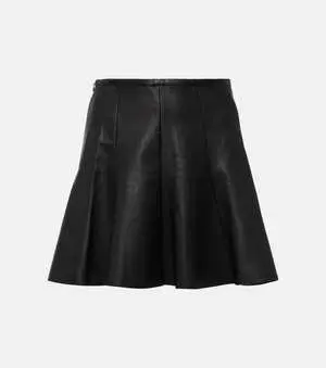 Stouls Mila Leather Mini Skirt