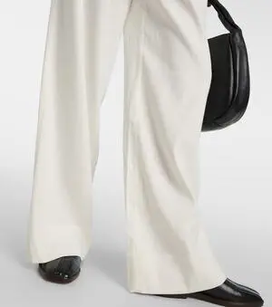 Proenza Schouler Linen-blend Wide-leg Pants