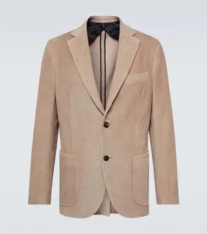 SLOWEAR Incotex Cotton Corduroy Blazer - Beige