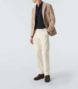 SLOWEAR Incotex Cotton Corduroy Blazer - Beige