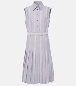 Thom Browne Cotton Midi Shirt Dress