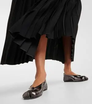MAISON MARGIELA Pleated Midi Dress