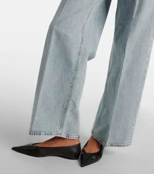 TOTEME High-rise Wide-leg Jeans