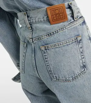 TOTEME High-rise Wide-leg Jeans