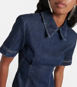 Sportmax Douglas Denim Shirt Dress