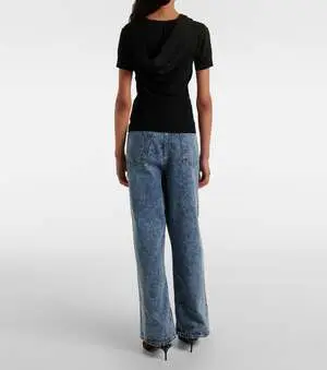 Alaïa Cropped Knit Top