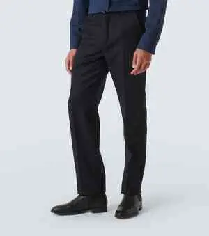 SLOWEAR Incotex Virgin Wool Straight Trousers