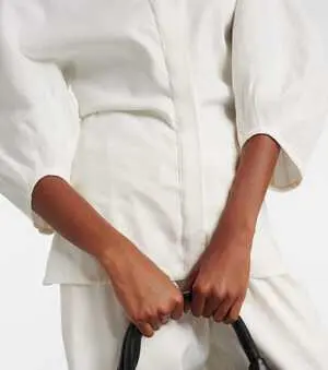 Proenza Schouler Linen-blend Top - White