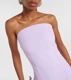Safiyaa Sofie Crêpe Gown - Purple