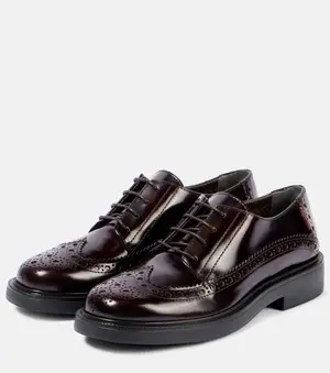 TOD'S Leather Brogues - Brown