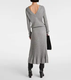 Proenza Schouler Eden Wool-blend Midi Dress
