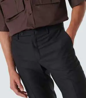 SLOWEAR Incotex Virgin Wool Tapered Trousers