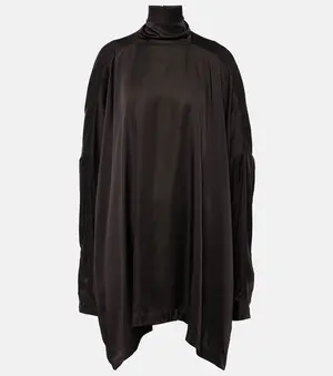 Rick Owens Jumbo Turtleneck Top - Black