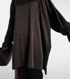 Rick Owens Jumbo Turtleneck Top - Black