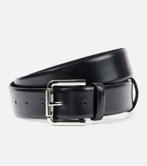 Max Mara Leather Belt - Black