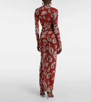 Rabanne Paisley Crop Top