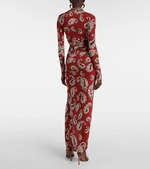 Rabanne Paisley Crop Top