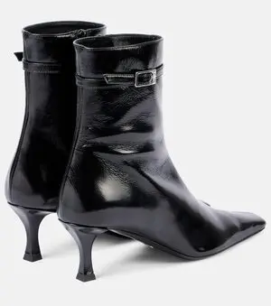 Proenza Schouler Leather Ankle Boots With Square Toe