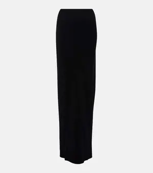 Rick Owens Coda Maxi Skirt - Black