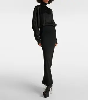 Rick Owens Coda Maxi Skirt - Black