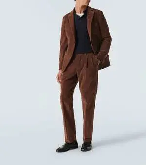 SLOWEAR Incotex Cotton Corduroy Blazer - Brown