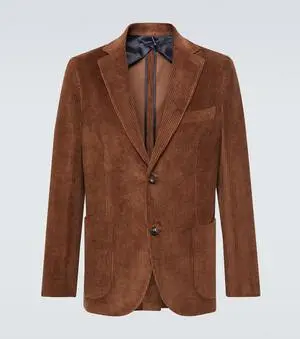 SLOWEAR Incotex Cotton Corduroy Blazer - Brown