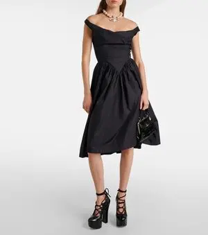 VIVIENNE WESTWOOD Sunday Cotton Corset Dress - Black