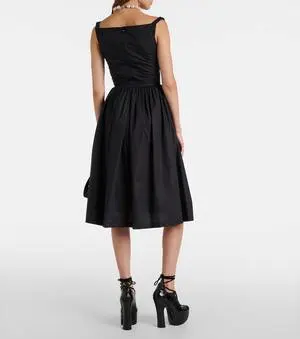 VIVIENNE WESTWOOD Sunday Cotton Corset Dress - Black