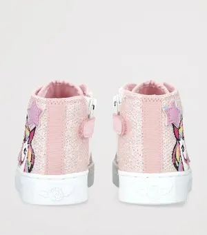 LELLI KELLY Unicorn Rainbow High-top Sneakers
