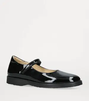 PAPOUELLI Leather Emilia Mary Janes