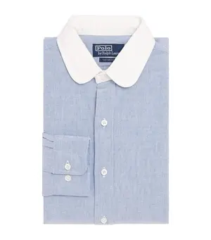 Polo Ralph Lauren Cotton Club-Collar Oxford In Blue - 29% Off | Editorialist