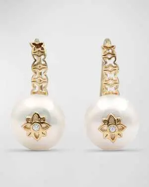 Stephen Dweck And Diamond Earrings - Pearl