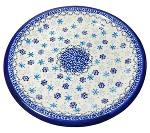 LIDIA'S POLISH POTTERY Holiday Dinner Plate - One-color